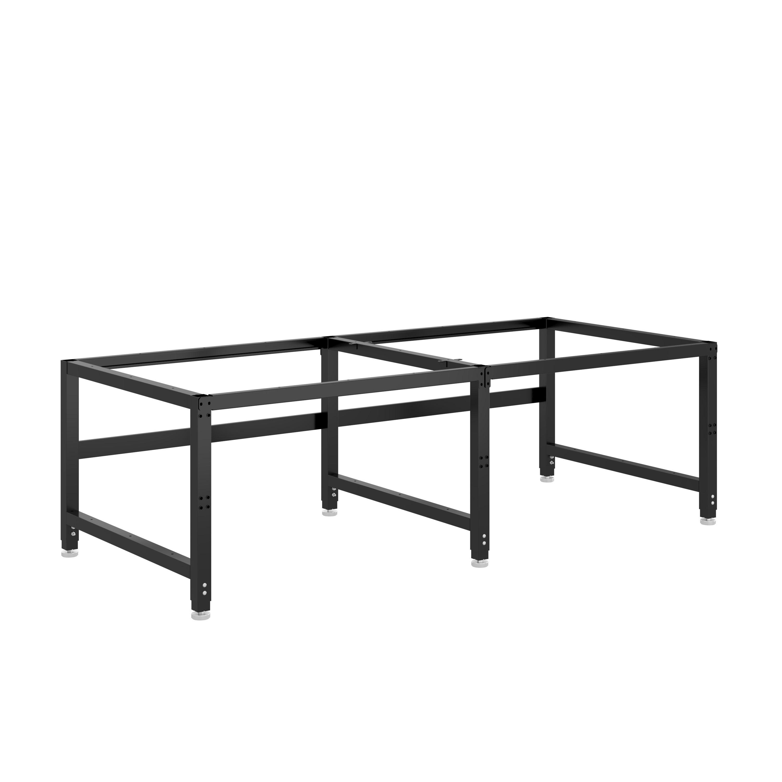 Workbench Steel Frames with Adjustable Legs for 90 x 48'' Surface | 4Dock